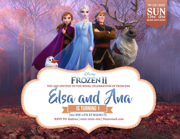 Frozen Template | PosterMyWall