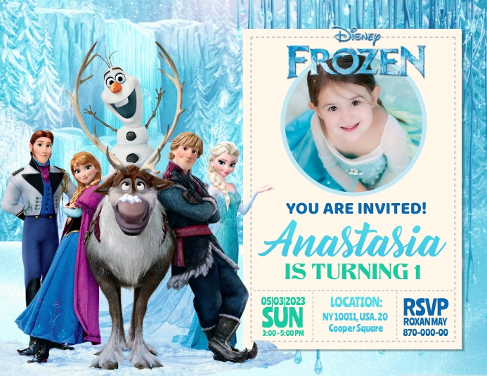 Frozen Template | PosterMyWall