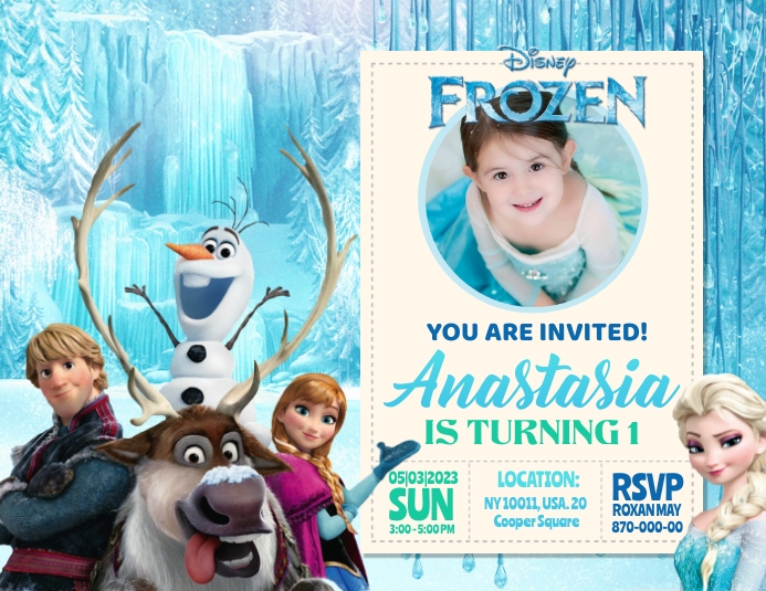 Frozen Template | PosterMyWall