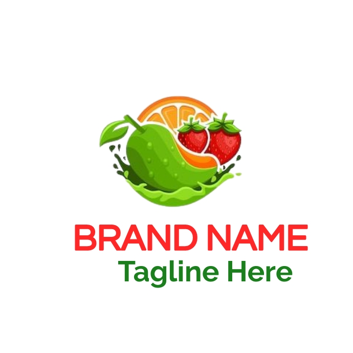fruit and juice logo fruit sale logo , fruit Template | PosterMyWall