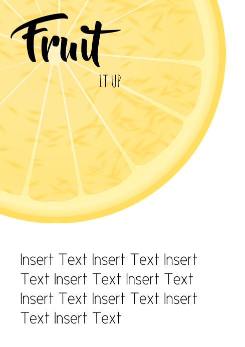 Fruit Template | PosterMyWall
