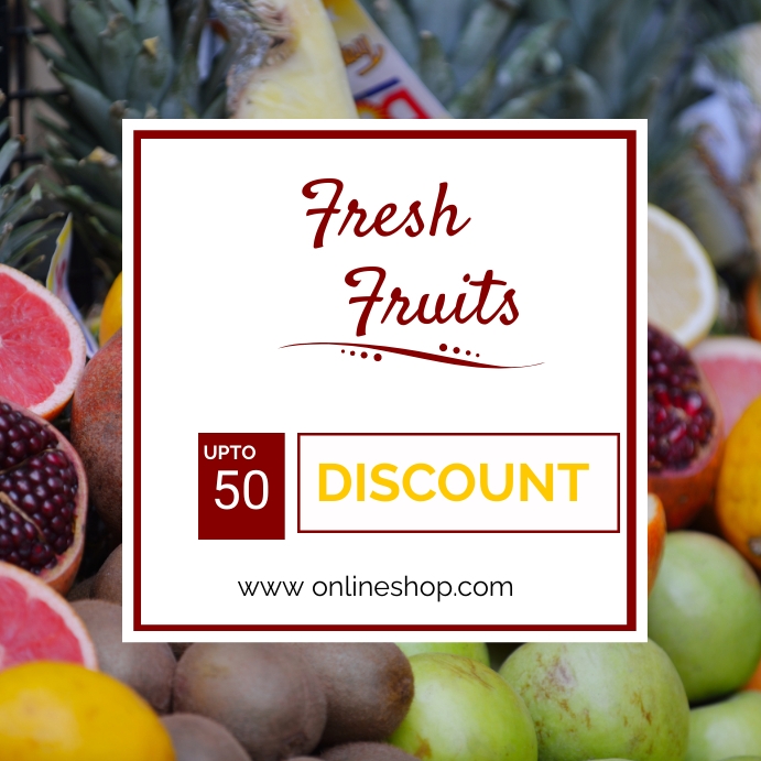 FRUIT FLYER Tamplets Template | PosterMyWall