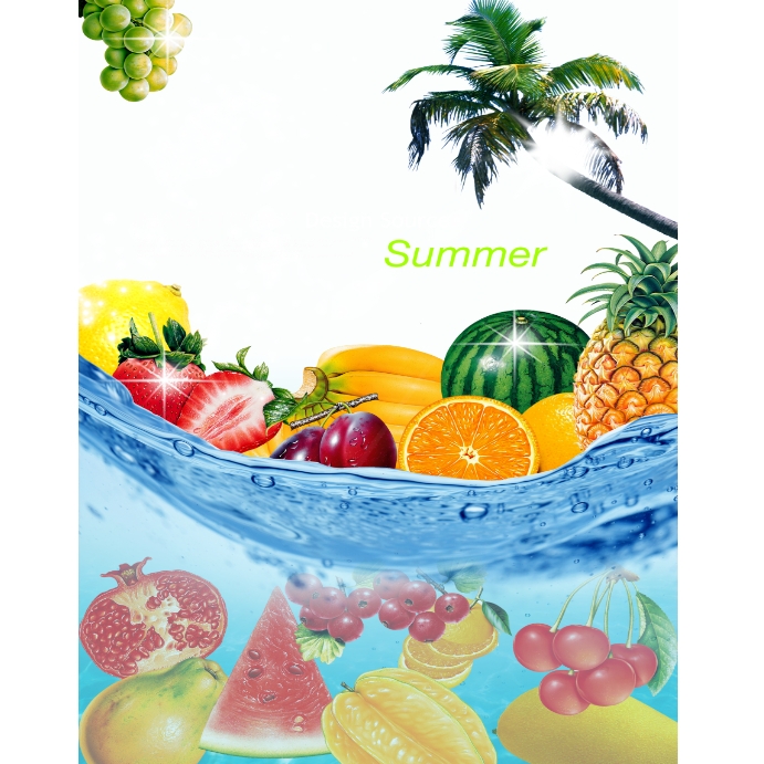Fruit poster design template | PosterMyWall