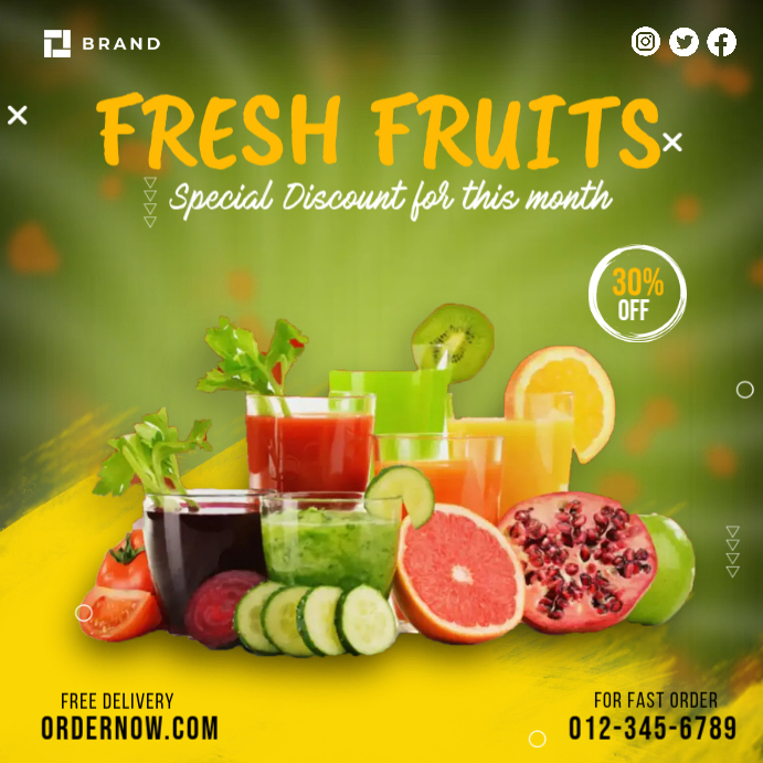 Copia de Fruit Special Offer | PosterMyWall