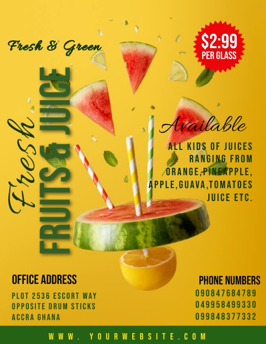 fruits and vegetables Template | PosterMyWall