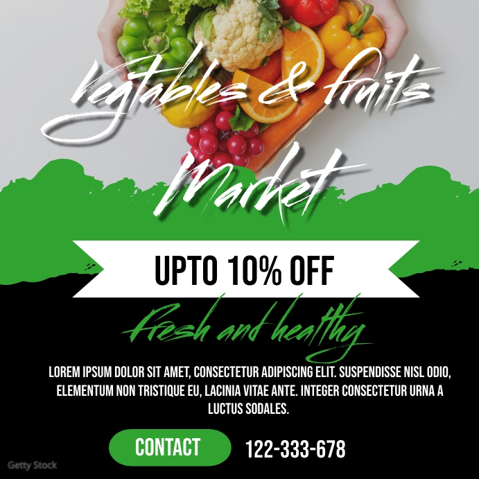 Plantilla de Volantes de Frutas | PosterMyWall