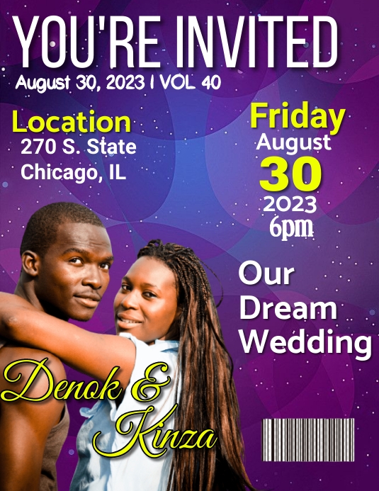 Magazine Invitation Templates