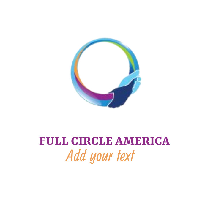 Copy of full circle america logo | PosterMyWall