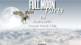 FULL MOON PARTY NIGHT VERSION 1 W. OPTIONAL MUSIC Template | PosterMyWall