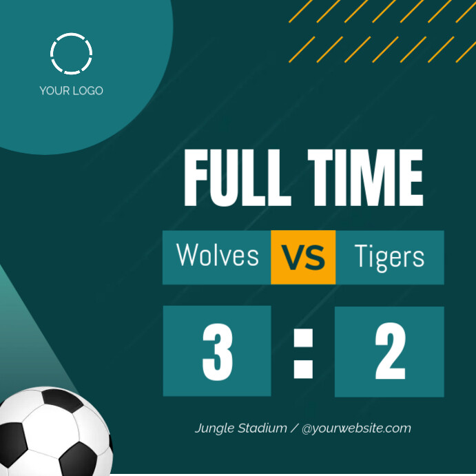 Copy of Fulltime Final Score | PosterMyWall