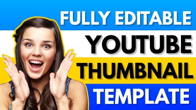 Copy of Fully Editable YouTube Thumbnail Templates | PosterMyWall