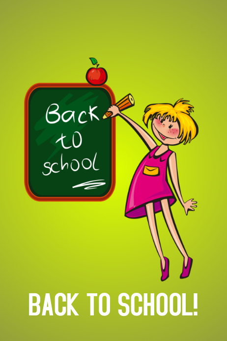 fun back to school poster template | PosterMyWall