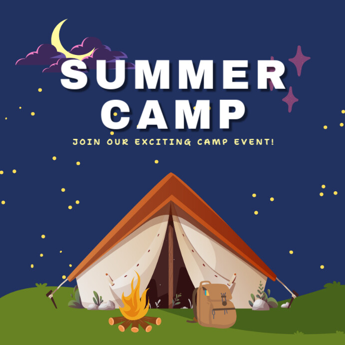 Fun Camp Event Instagram Post Templat | PosterMyWall