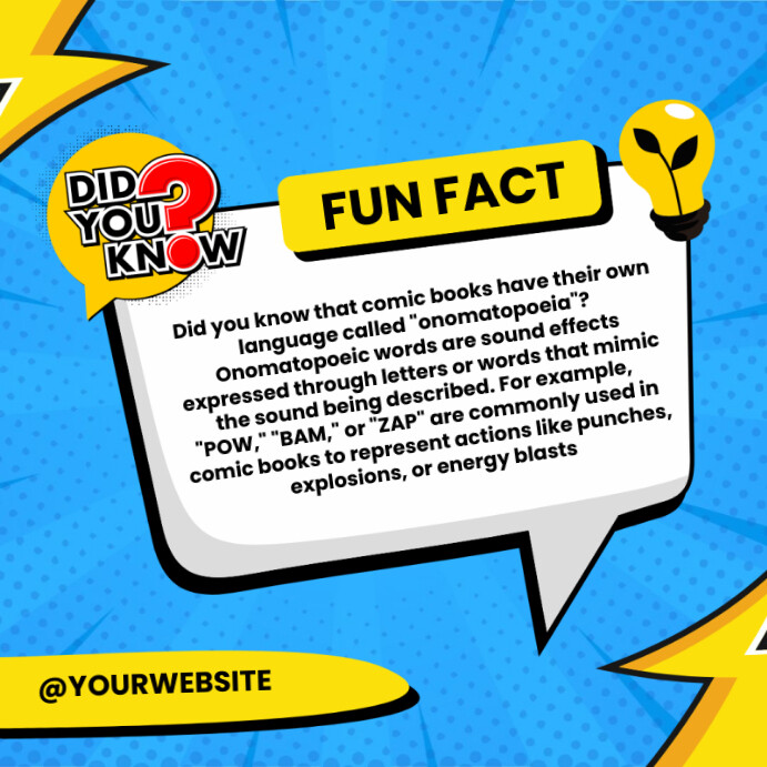 Fun Facts Post Template | PosterMyWall