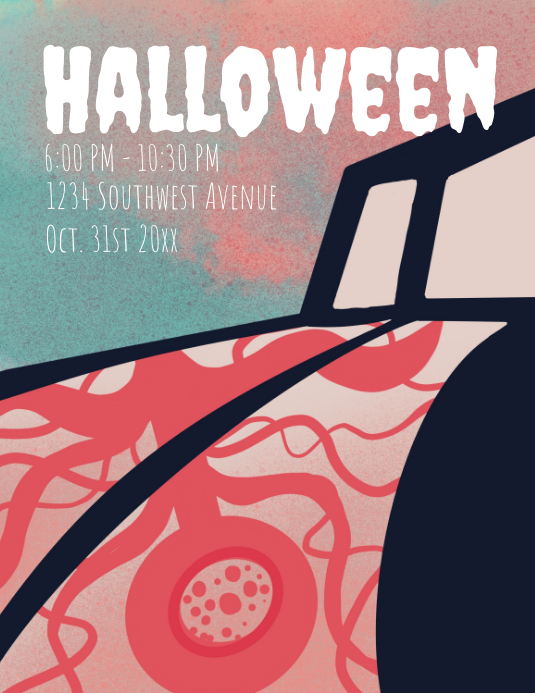 Fun Halloween Event Flyer Template | PosterMyWall