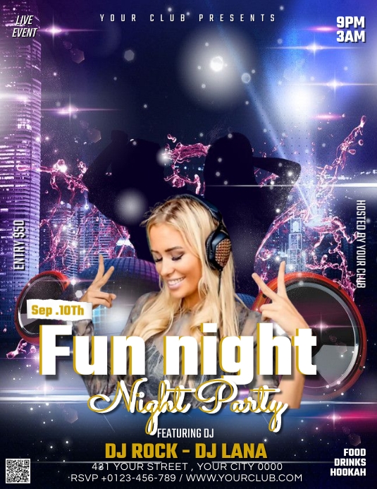 Copy of Fun night | PosterMyWall