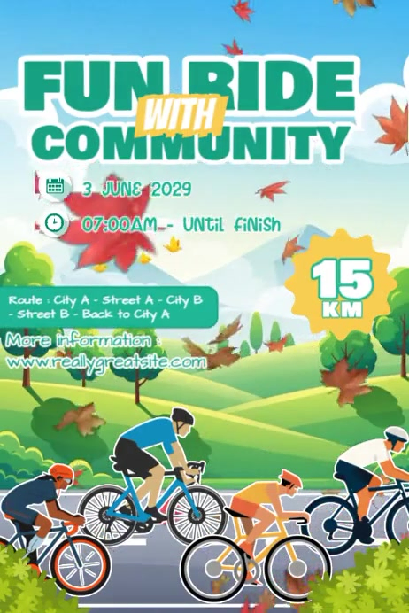 Fun Ride With Community Template | PosterMyWall