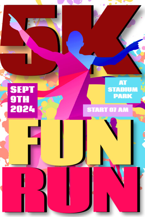 FUN RUN Template | PosterMyWall