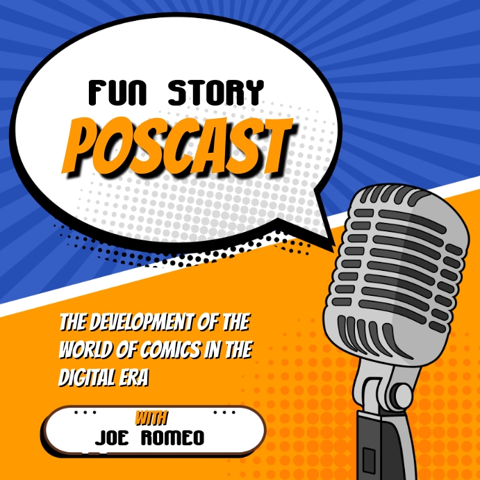 Copy of Fun Story Podcast | PosterMyWall
