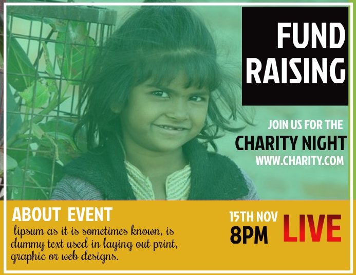 Fund raising flyer Template | PosterMyWall