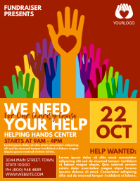 Donation Needed Charity Fundraiser Template | PosterMyWall