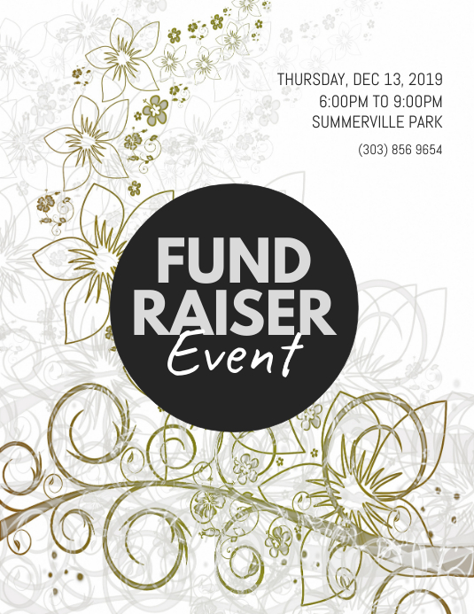 Fundraiser Event Flyer Template | PosterMyWall