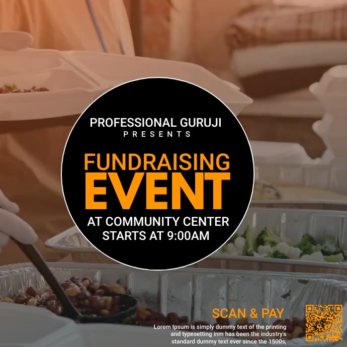 fundraising event Template | PosterMyWall