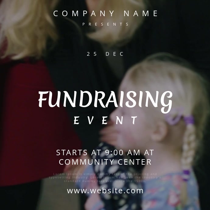 Fundraising Event Poster Template | PosterMyWall