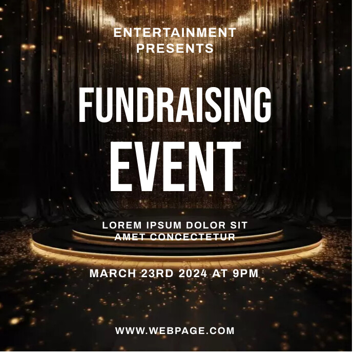 Fundraising flyer template | PosterMyWall