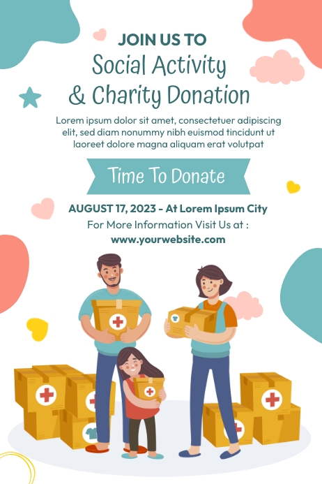 fundraising template | PosterMyWall