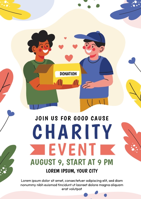 fundraising template | PosterMyWall