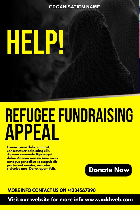 fundraising template | PosterMyWall