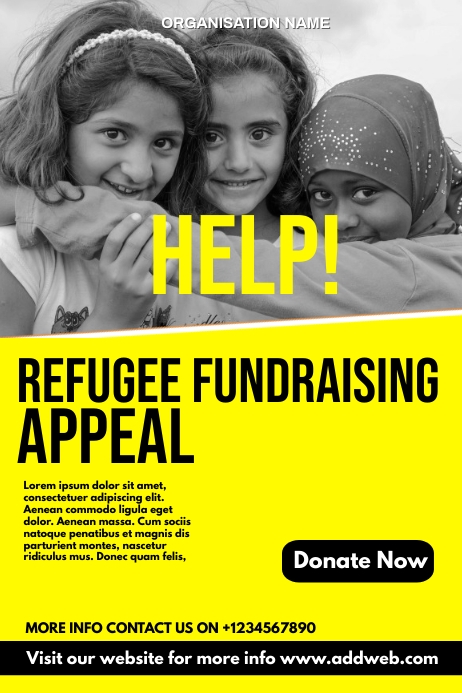 fundraising template | PosterMyWall