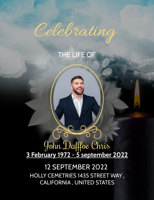 FUNERAL (4) Template | PosterMyWall