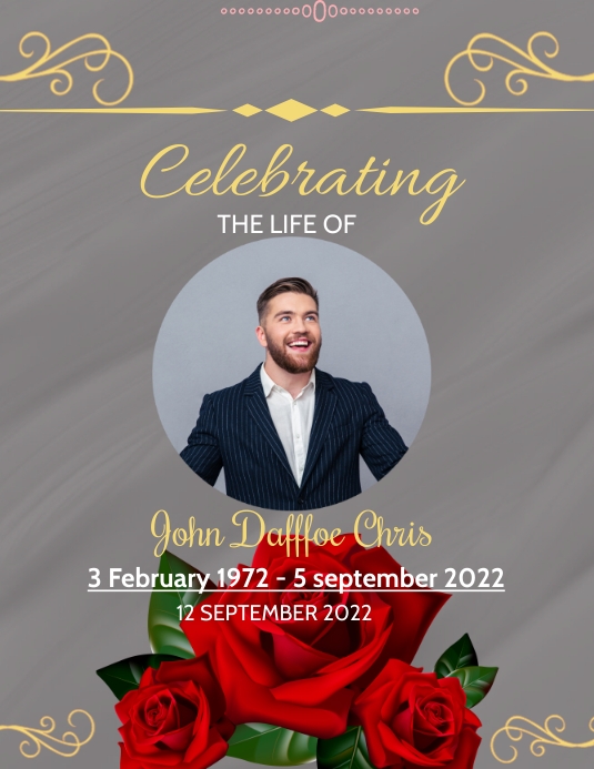 FUNERAL (4) Template | PosterMyWall