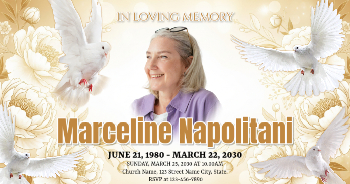 Funeral Announcement Facebook Post Template | PosterMyWall