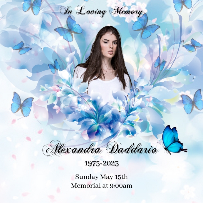 Plantilla de Funeral Announcement Instagram Post | PosterMyWall