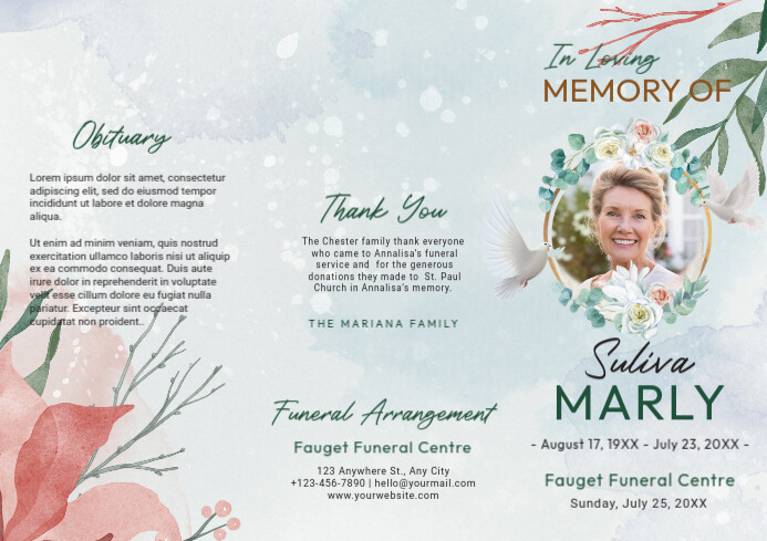 Copy of Funeral Brochure_01 | PosterMyWall