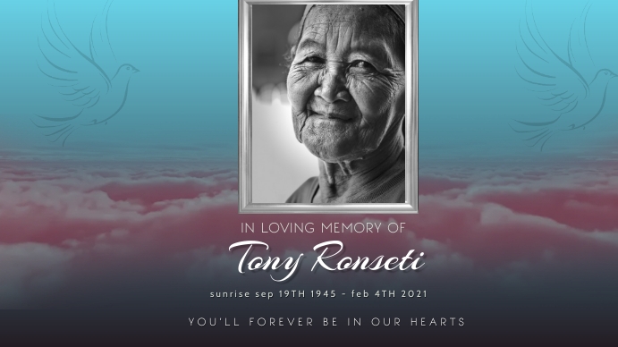 Funeral card Template | PosterMyWall