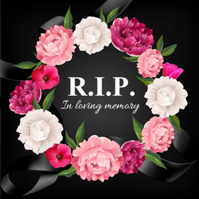 Funeral Card Flyer Template | PosterMyWall