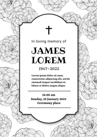 FUNERAL CARD TEMPLATE | PosterMyWall