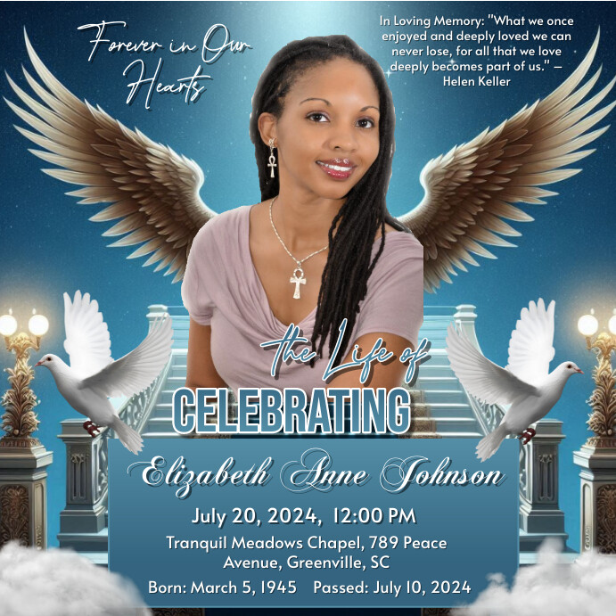 Copy of Funeral condolences Flyer | PosterMyWall