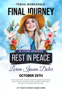 Funeral Day Flyer or Poster Template | PosterMyWall