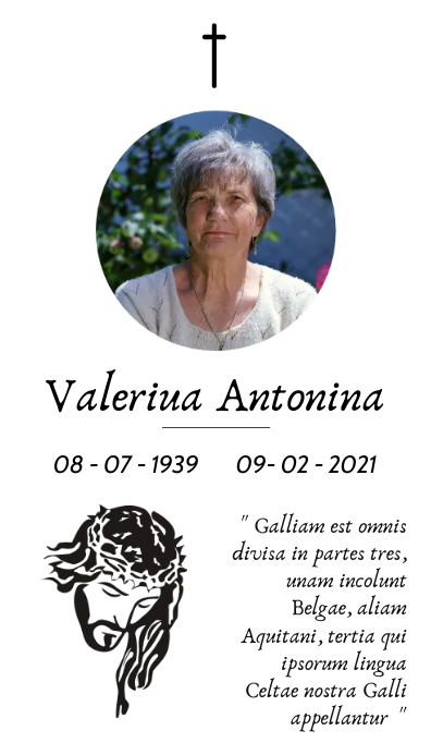 funeral death card template design | PosterMyWall