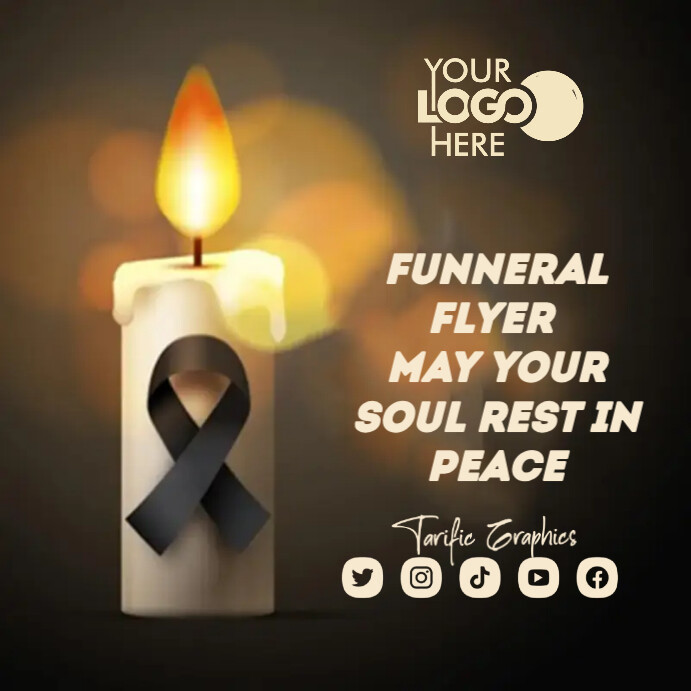 funeral Template | PosterMyWall