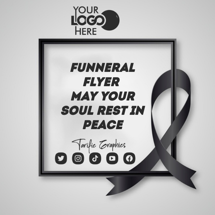 funeral Template | PosterMyWall
