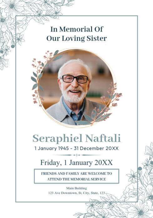 Copy of Funeral | PosterMyWall