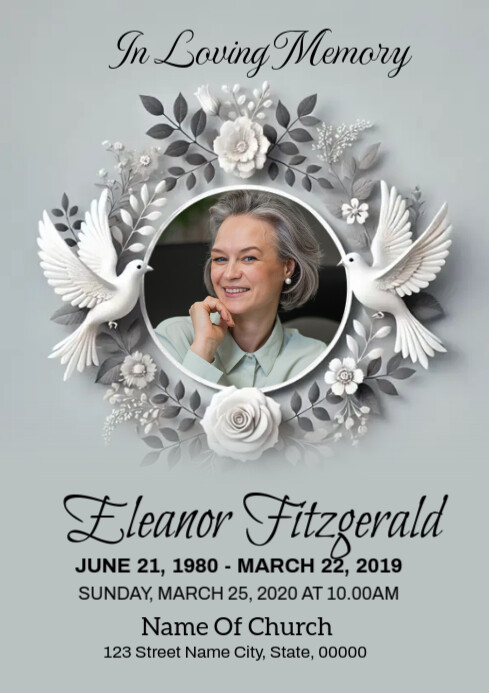 Copy of Funeral | PosterMyWall