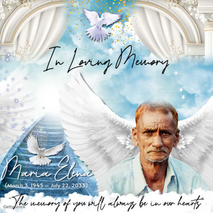 Funeral Template | PosterMyWall
