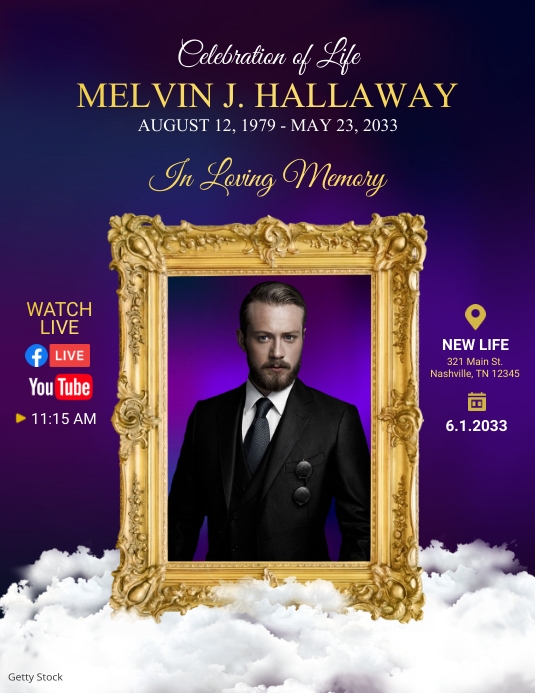 Copy of Funeral | PosterMyWall